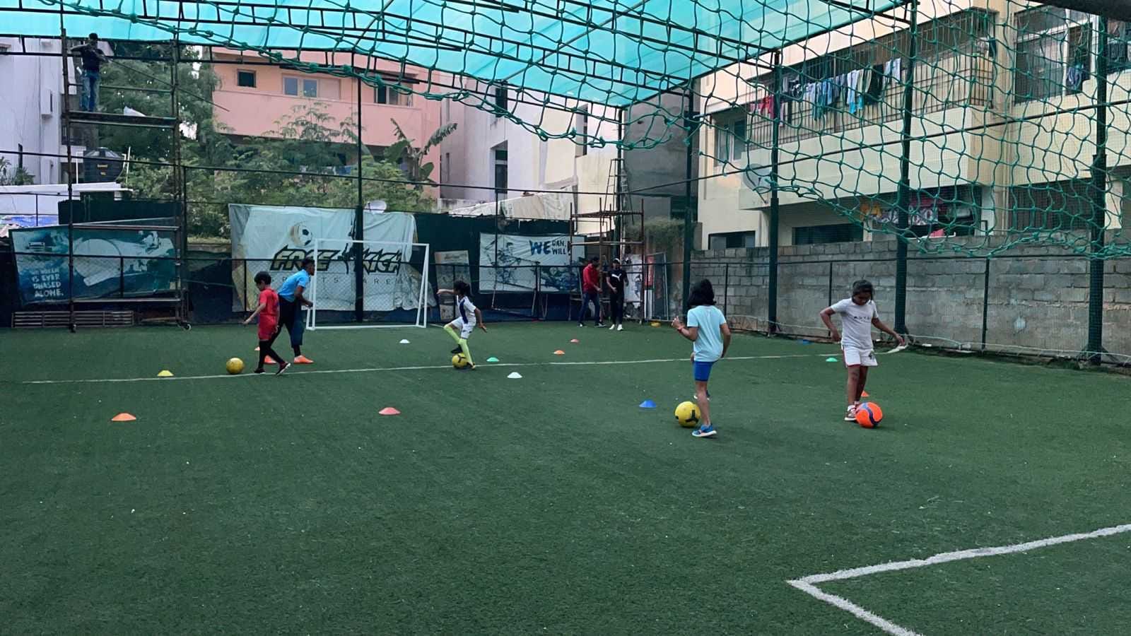 Free Kick Sports Arena - Frazer Town, Near Bangalore East Railway ...